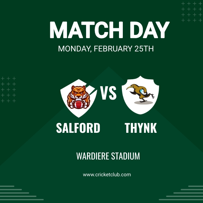 Cricket match template | PosterMyWall