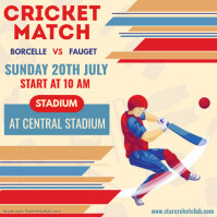 Cricket match template | PosterMyWall
