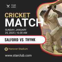 Cricket match template | PosterMyWall
