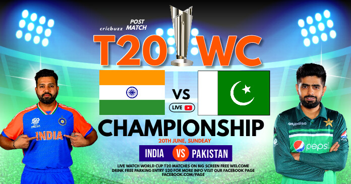 CRICKET T20WC IND VS PAK Template | PosterMyWall