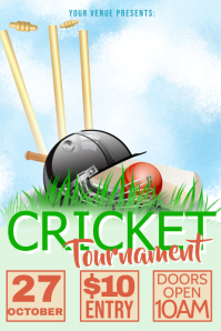 Design Free Cricket Posters In Minutes | PosterMyWall