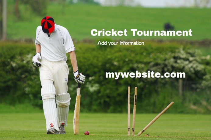 Cricket Tournaments Template | PosterMyWall