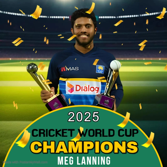 Copy of Cricket world cup best players post design template | PosterMyWall