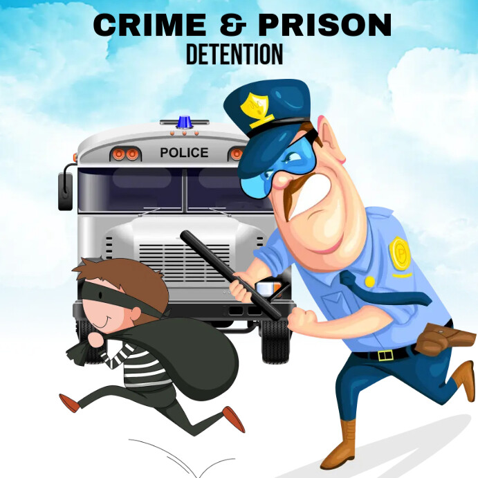 Crime and Prison Template | PosterMyWall