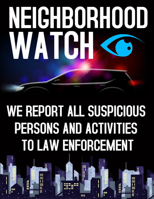 Crime Prevention Template | PosterMyWall