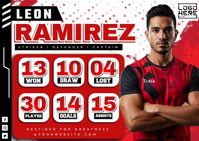 Copy of Crimson Energy, Relentless Football Spirit | PosterMyWall