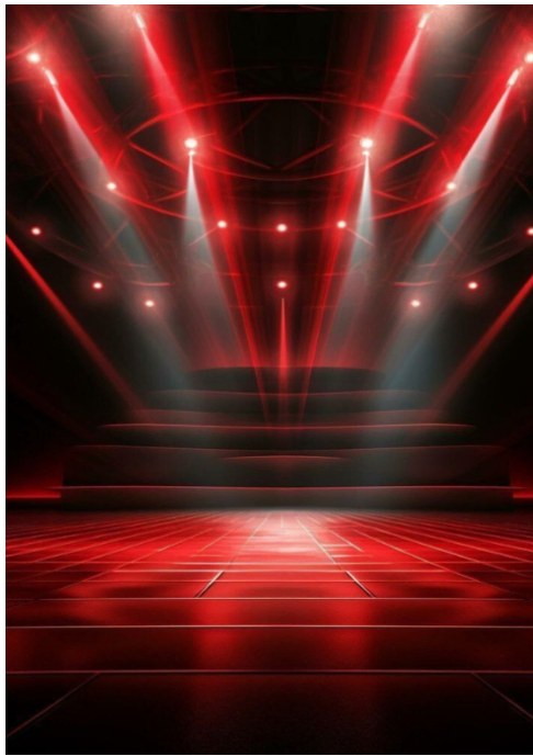 Crimson Spotlight Template | PosterMyWall