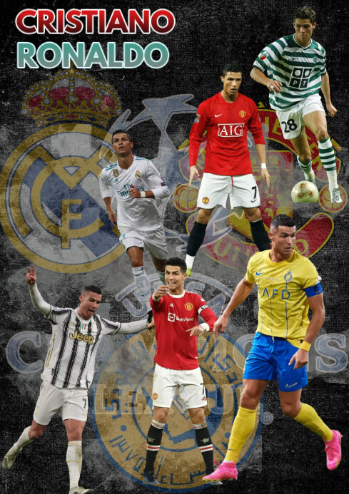 Cristiano Ronaldo Template | PosterMyWall