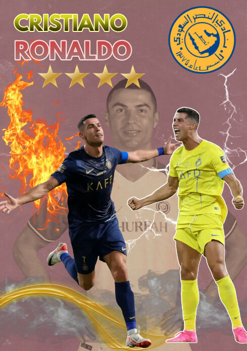 Cristiano Ronaldo Template | PosterMyWall