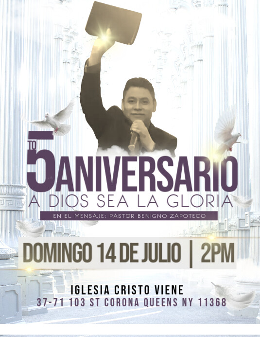 Plantilla de CRISTO VIENE1 | PosterMyWall