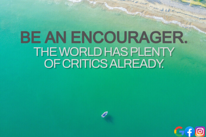 CRITICS AND ENCOURAGER QUOTE TEMPLATE | PosterMyWall