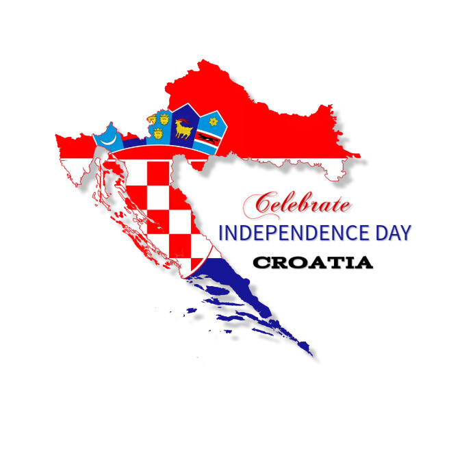 Croatia Independence day Template | PosterMyWall