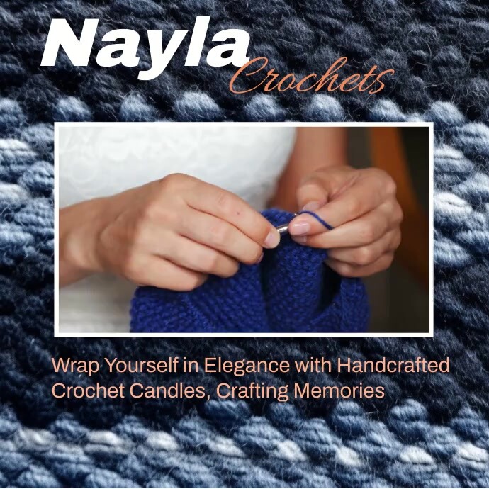 Crochet handcrafted Template | PosterMyWall