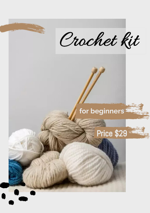 Copy of Crochet kit offer | PosterMyWall