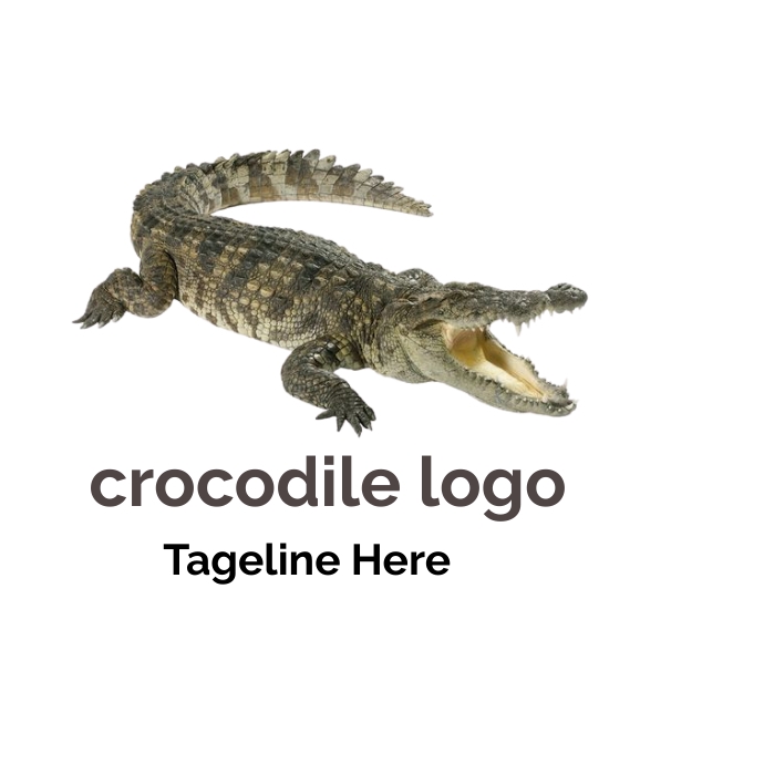 crocodile logo Template | PosterMyWall