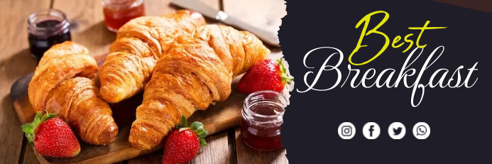 Croissant Template | PosterMyWall