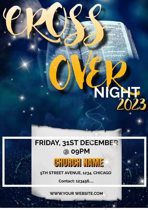 Copy of Cross over (1) | PosterMyWall