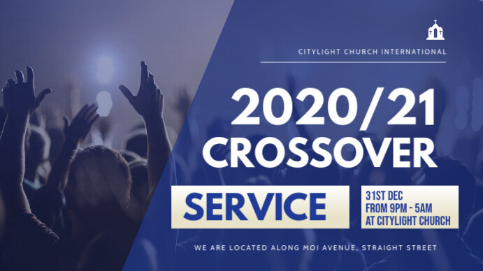 cross over church flyer Template | PosterMyWall