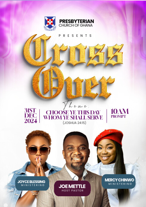 Cross Over Church Poster Template | PosterMyWall