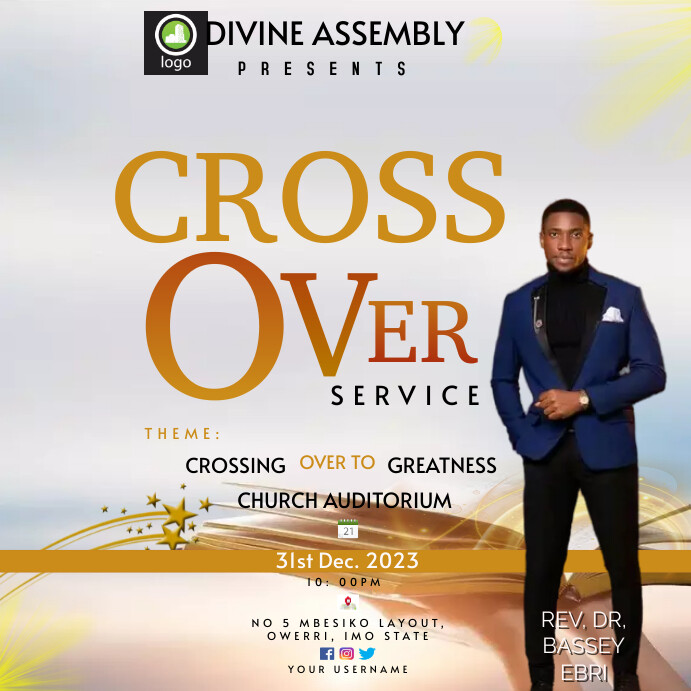 Cross over Template | PosterMyWall