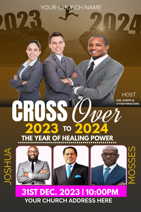 CROSS OVER Template | PosterMyWall