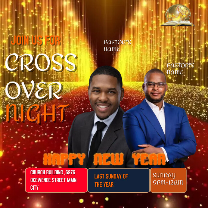 CROSS OVER Template | PosterMyWall