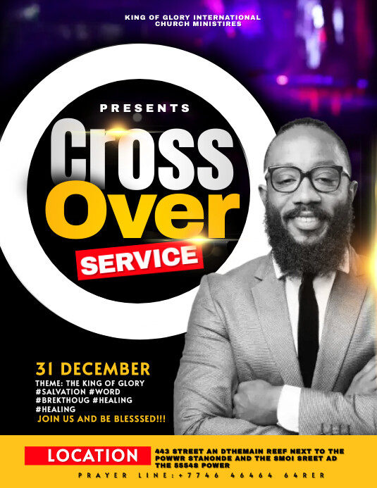 Cross over Template | PosterMyWall