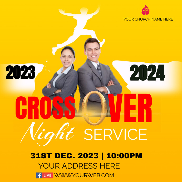 CROSS OVER Template | PosterMyWall