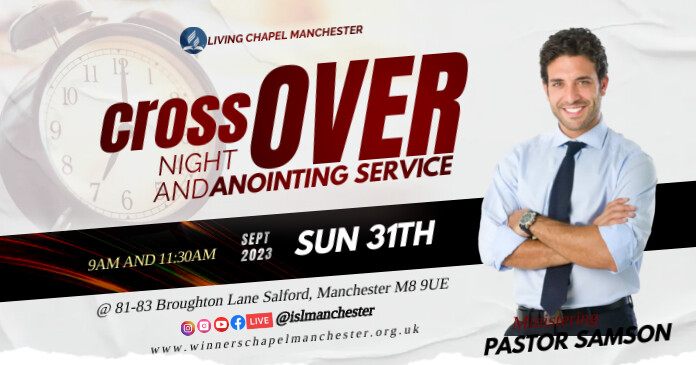 CROSS OVER Template | PosterMyWall