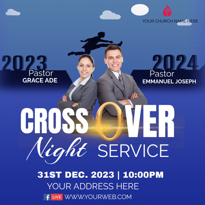 CROSS OVER Template | PosterMyWall