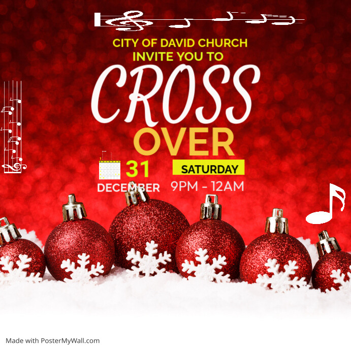 CROSS OVER Template | PosterMyWall