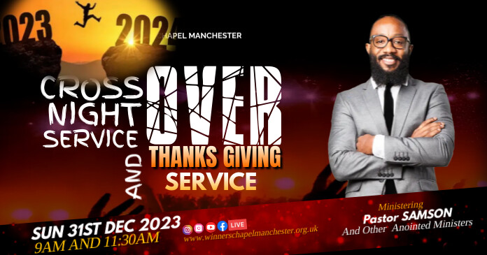 CROSS OVER Template | PosterMyWall