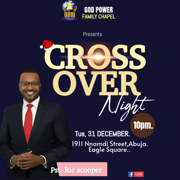 cross over Template | PosterMyWall