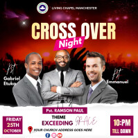 CROSS OVER Template | PosterMyWall