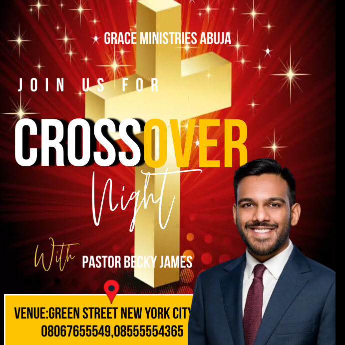 Plantilla de Cross over | PosterMyWall