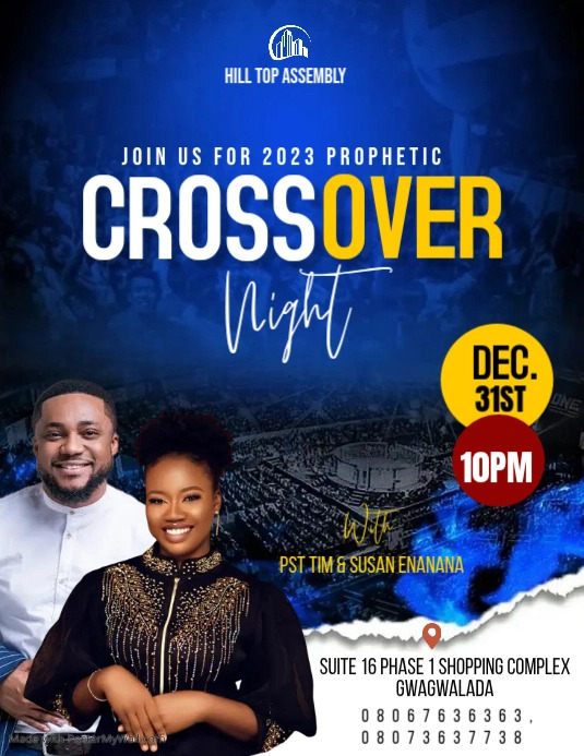 Cross over flyer Template | PosterMyWall