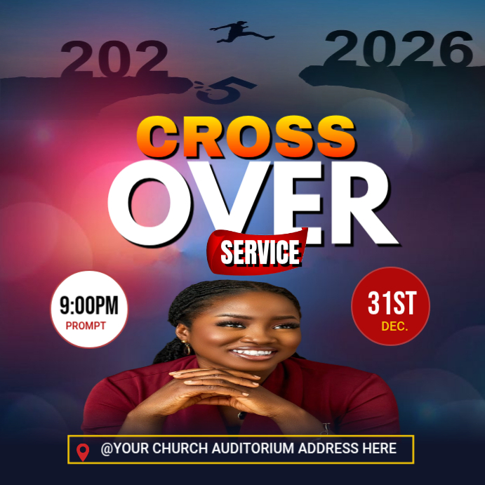 CROSS OVER FLYER Template | PosterMyWall