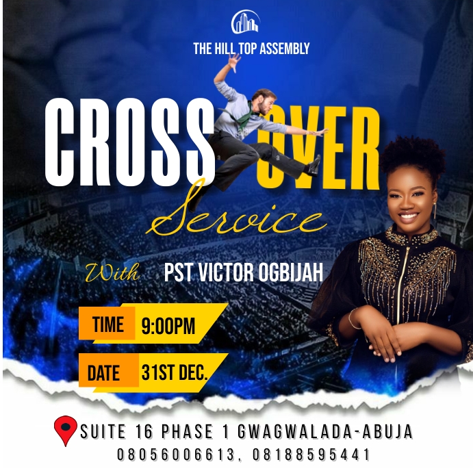 Cross over flyer Template | PosterMyWall