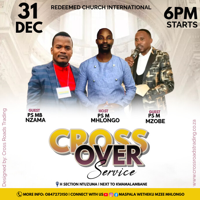 CROSS OVER FLYER Template | PosterMyWall