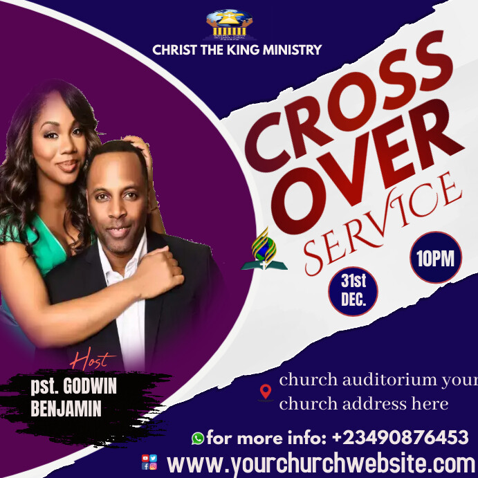 CROSS OVER FLYER TEMPLATE | PosterMyWall