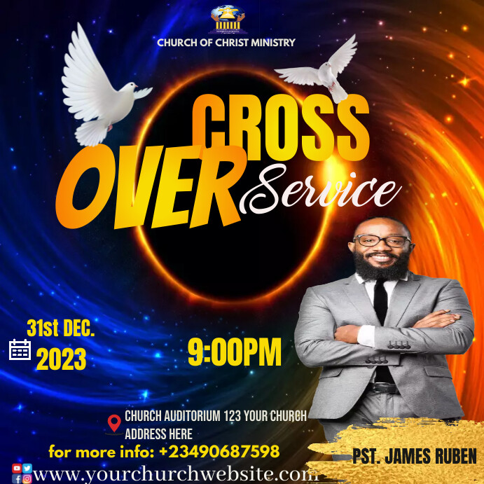 CROSS OVER FLYER TEMPLATE | PosterMyWall
