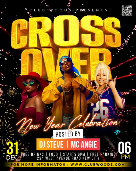 Cross over new year nye end party night dj event club video reels ...