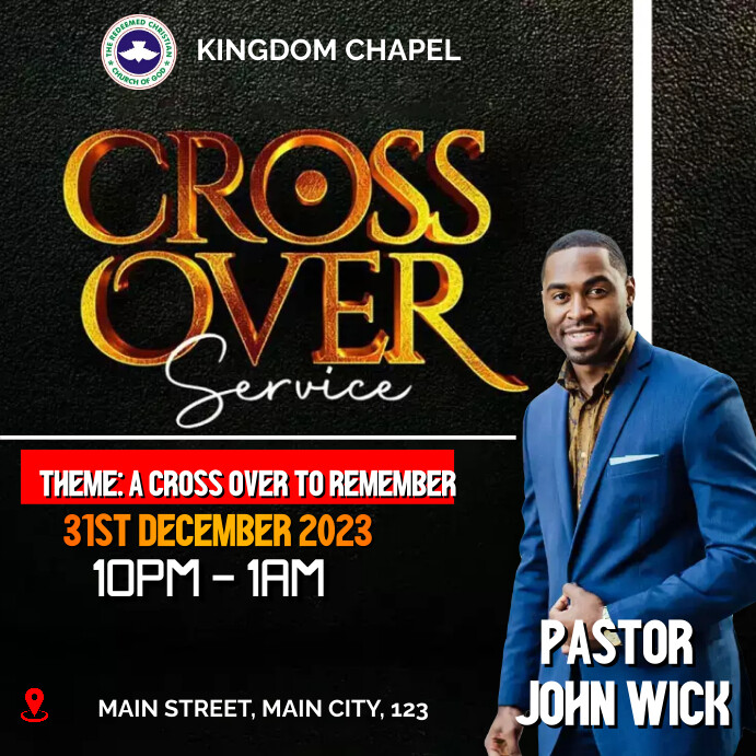 Cross over night (1) Template | PosterMyWall