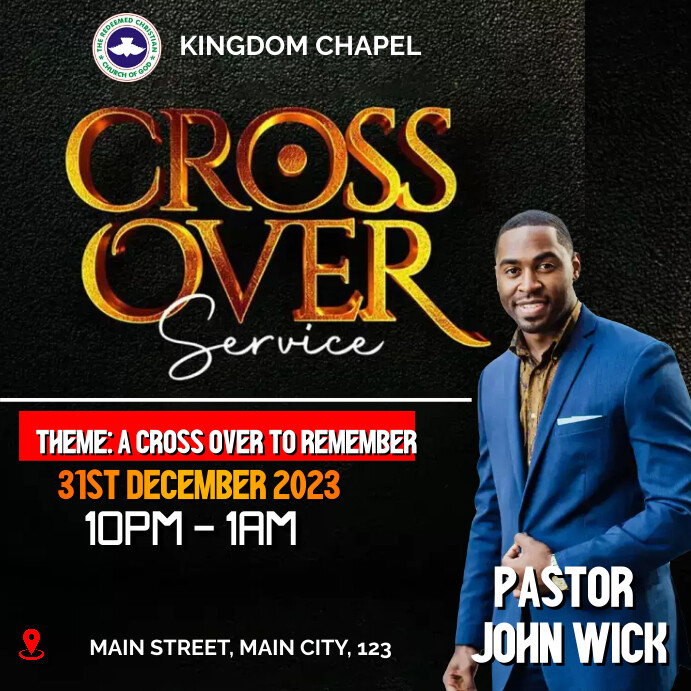 Cross over night (3) Template | PosterMyWall