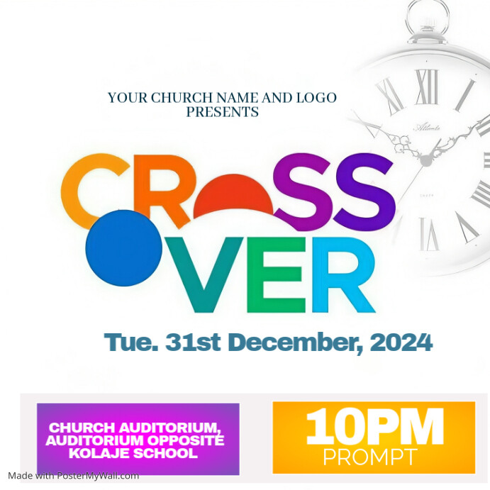 Copy of Cross over night 2025 | PosterMyWall