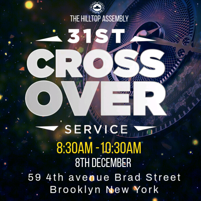 Cross over night Template | PosterMyWall