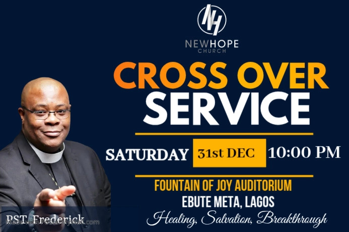 Cross Over Night Flyer Template | PosterMyWall