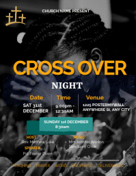 Cross Over Night template flyer | PosterMyWall