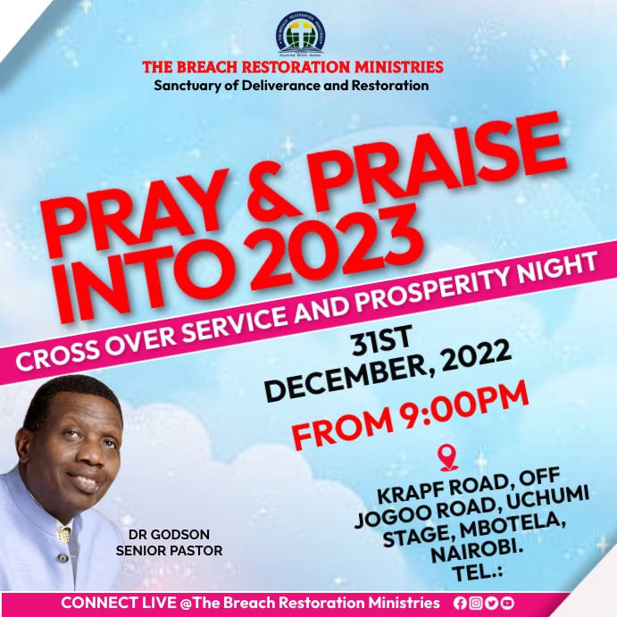 cross over service and prosperity night (1) Template | PosterMyWall