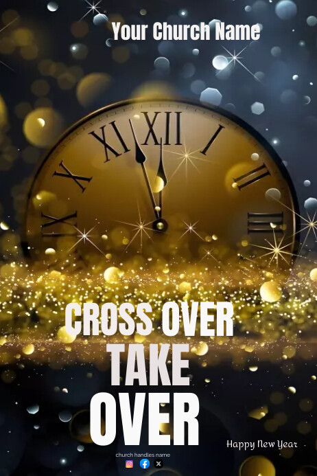 Cross over service Church Flyers / Crossover Template | PosterMyWall